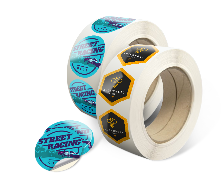 Custom Sticker Printing - Cut to Size or Roll | PrintPlace